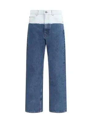 Marni Five-pocket Jeans With Bleached Finish