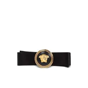Versace Medusa Plaque Hair Clip - Black