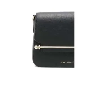 Strathberry Leather Foldover Satchel Bag