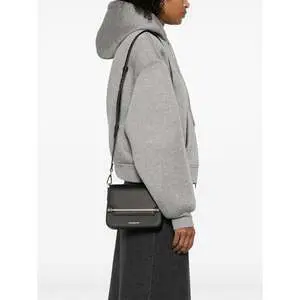 Strathberry Leather Foldover Satchel Bag