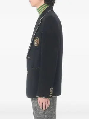 Valentino Garavani Single-breasted Blazer With Patch