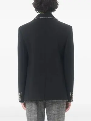 Valentino Garavani Single-breasted Blazer With Patch