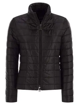 FAY 3-in-1 Double-sided Wool And Cashmere Cape With Removable Padded Jacket - Black