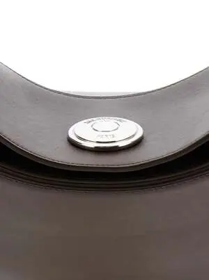 Jacquemus Le Calisso Rond Large' Leather Shoulder Bag - Brown