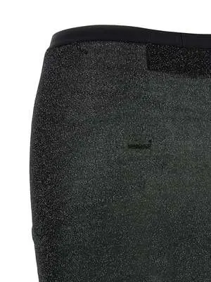 Valentino Garavani Lurex Knit Midi Skirt