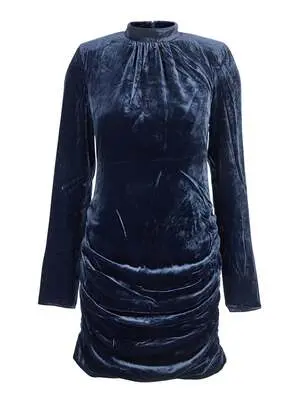 ROTATE BY BIRGER CHRISTENSEN Velvet Mini Dress - Multicolor