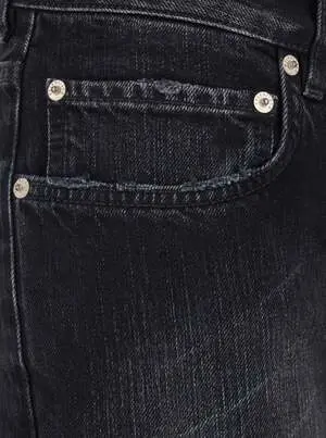 Balenciaga Wide Leg Faded Effect Denim Jeans - Multicolor