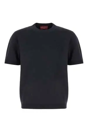 Gucci Black Short Sleeve Knitwear