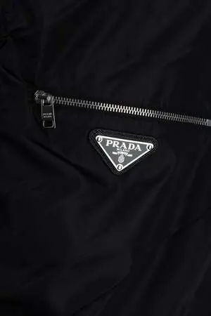 Prada Zip-up Knitwear With High Neck