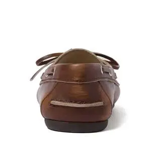 Miu Miu Embossed Logo Suede Loafers - Brown