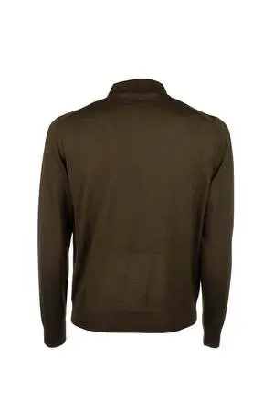 Prada Long Sleeve Knitwear With Polo Collar