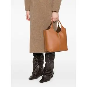 TOD'S Tote Bag In Ochre - Brown