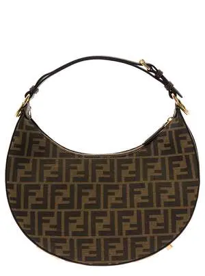 Fendi Small Jacquard Ff Motif Tote Bag - Multicolor