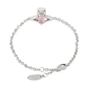 VIVIENNE WESTWOOD Millie Bracelet With Crystals - Silver