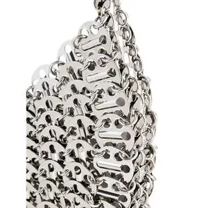 Rabanne Disc Shoulder Bag - Silver