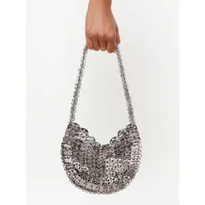 Rabanne Disc Shoulder Bag - Silver