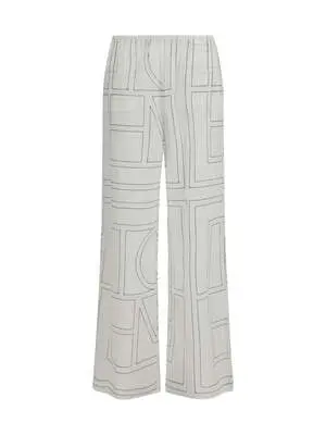 TOTEME Toteme Monogram Pants White