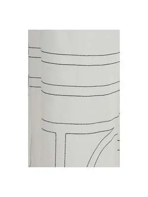 TOTEME Monogram Pants - White