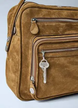 Acne Studios Suede Camera Shoulder Bag