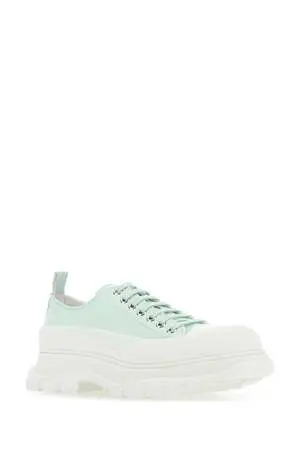 Alexander McQueen Sea Leather Tread Slick Sneakers - Green