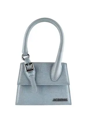 Jacquemus Le Chiquito Moyen Textured Leather Bag - Blue