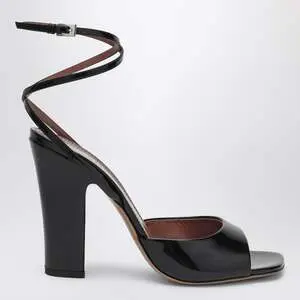 Paris Texas Lara 100 Patent Leather High Heel Sandal - Black