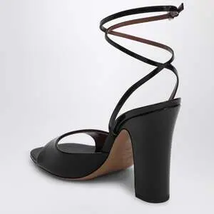 Paris Texas Lara 100 Patent Leather High Heel Sandal - Black