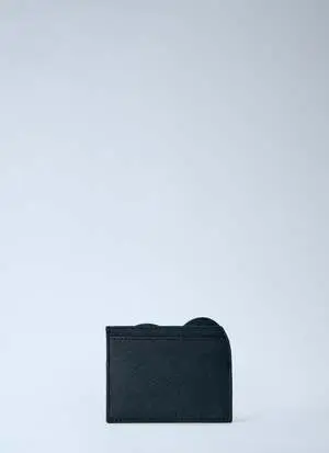 VIVIENNE WESTWOOD Heart Motif Leather Card Holder - Black