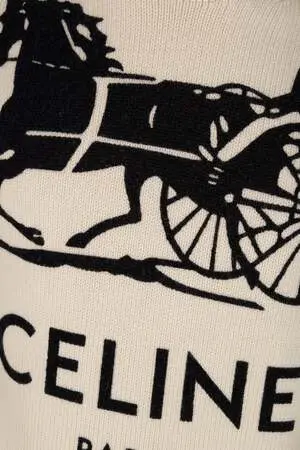 Celine Pullover With Graphic Motif