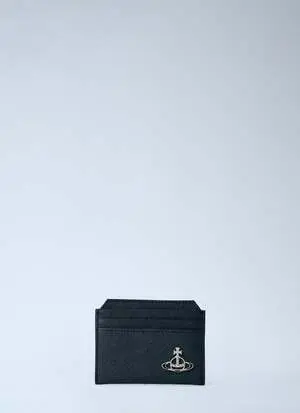 VIVIENNE WESTWOOD Leather Card Holder - Black