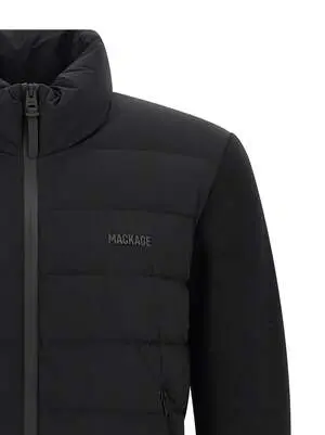 Mackage Wool Knit Duvet Cardigan With Quilted Front Panels