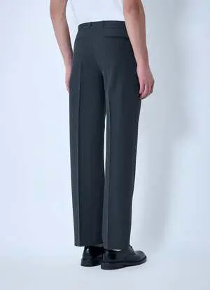 Our Legacy Mid Rise Tailored Wool Blend Slack Pants