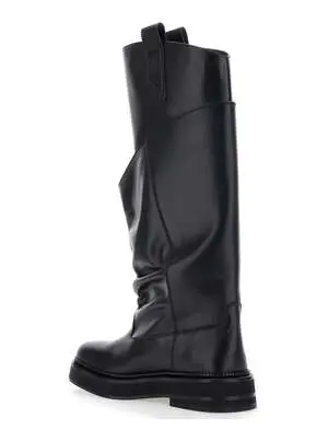 Attico Passeggiata" Leather Boots - Multicolor