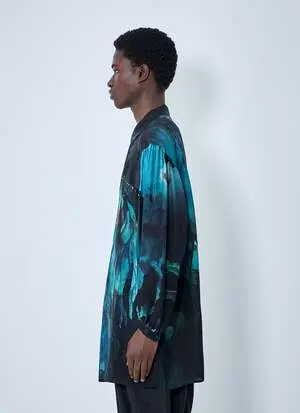 Yohji Yamamoto Sea Prink Silk Shirt