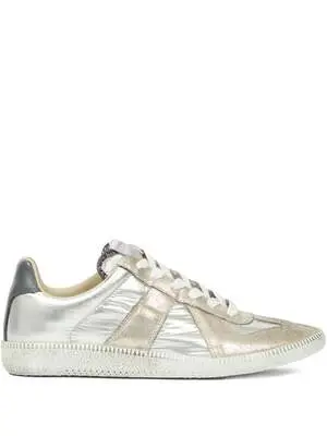 MAISON MARGIELA Replica Iridescent Sneakers - Silver