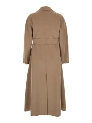 Max Mara Virgin Wool Coat - Multicolor