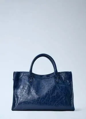 Balenciaga Le City Medium Handbag - Blue