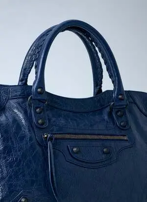 Balenciaga Le City Medium Handbag - Blue