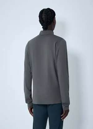 RIER Long Sleeve Wool Turtleneck Sweater