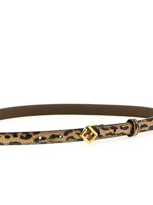 Fendi Ff Diamonds Karung Snake Leather Belt