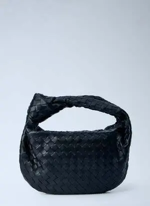 Bottega Veneta Teen Jodie Handbag - Black