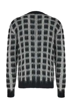 Marni Checked Knit Cardigan