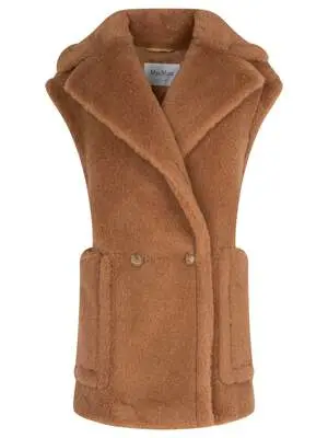 Max Mara Breda Wool Vest - Brown