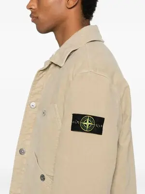 Stone Island Cotton Jacket With Multiple Pockets - Multicolor
