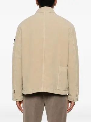Stone Island Cotton Jacket With Multiple Pockets - Multicolor