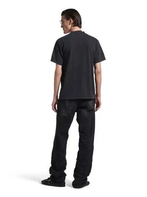 Balenciaga Standard Regular Fit T-shirt In Faded Jersey
