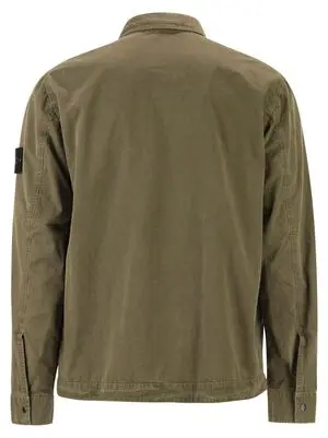 Stone Island Regular Fit Zip-up Overshirt - Multicolor