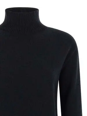 Max Mara Quercia Cashmere Turtleneck Sweater - Blue