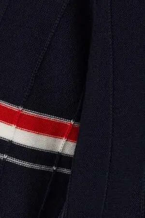 Thom Browne Ribbed Cardigan With Striped Detailing
