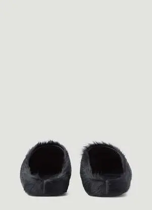 Marni Fussbett Long Haired Mules